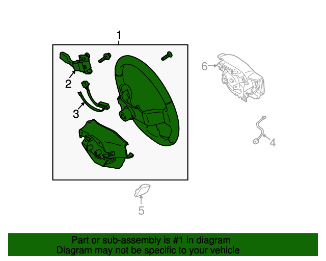 Toyota Steering Wheel 45100-02E60-B0 | Auto Parts