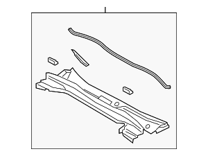 2019-2021 Lexus Cowl Grille 55708-76050 | OEM Parts Online