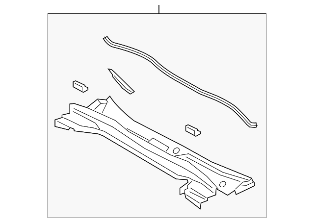 2019-2021 Lexus Cowl Grille 55708-76050 | OEM Parts Online