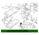 2015-2025 Volkswagen Sun-Visor Clamp 5G0-867-633 | OEM Parts Online