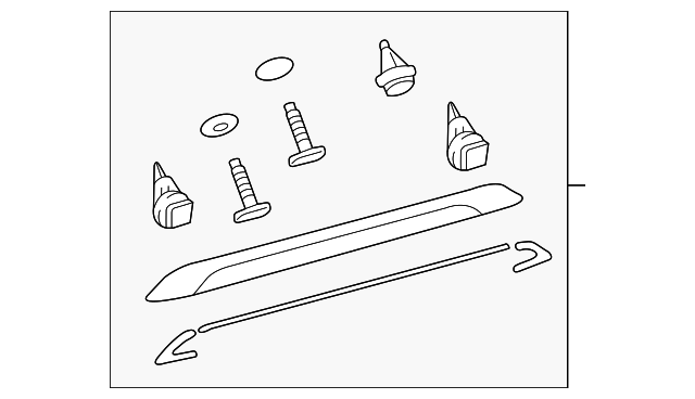 Genuine Toyota Liftgate Finish Panel part# 76801-08903 for 2011-2020 ...