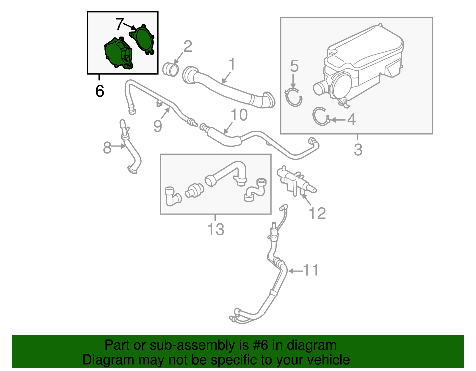 BC3Z-2A451-B - Vacuum Pump 2011-2016 Ford | AutoNation Parts