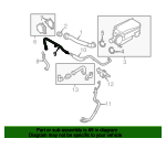 2011-2016 Ford Vacuum Hose BC3Z-9C493-F | GetOEMParts.com