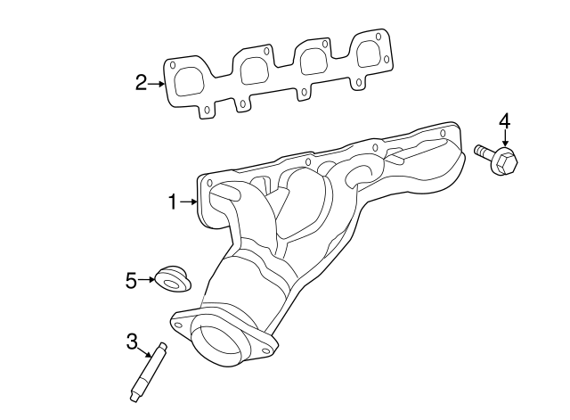 2008-2024 Manifold Gasket 05038098AA | Mopar Parts Canada