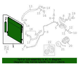 2011-2021 Mopar Condenser Assembly 68085784AA | TascaParts.com