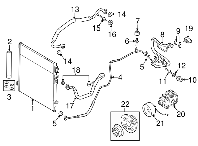 2013-2020 Mopar Liquid Line Cap 68237081AA | TascaParts.com
