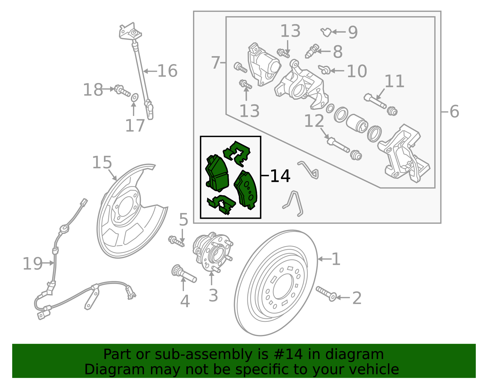 2019-2021 Hyundai Tucson Brake Pads 58302-D3A71 | Retail Performance ...