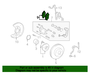 2004-2006 Scion Brake Pads 04465-52210 | Toyota Parts Center