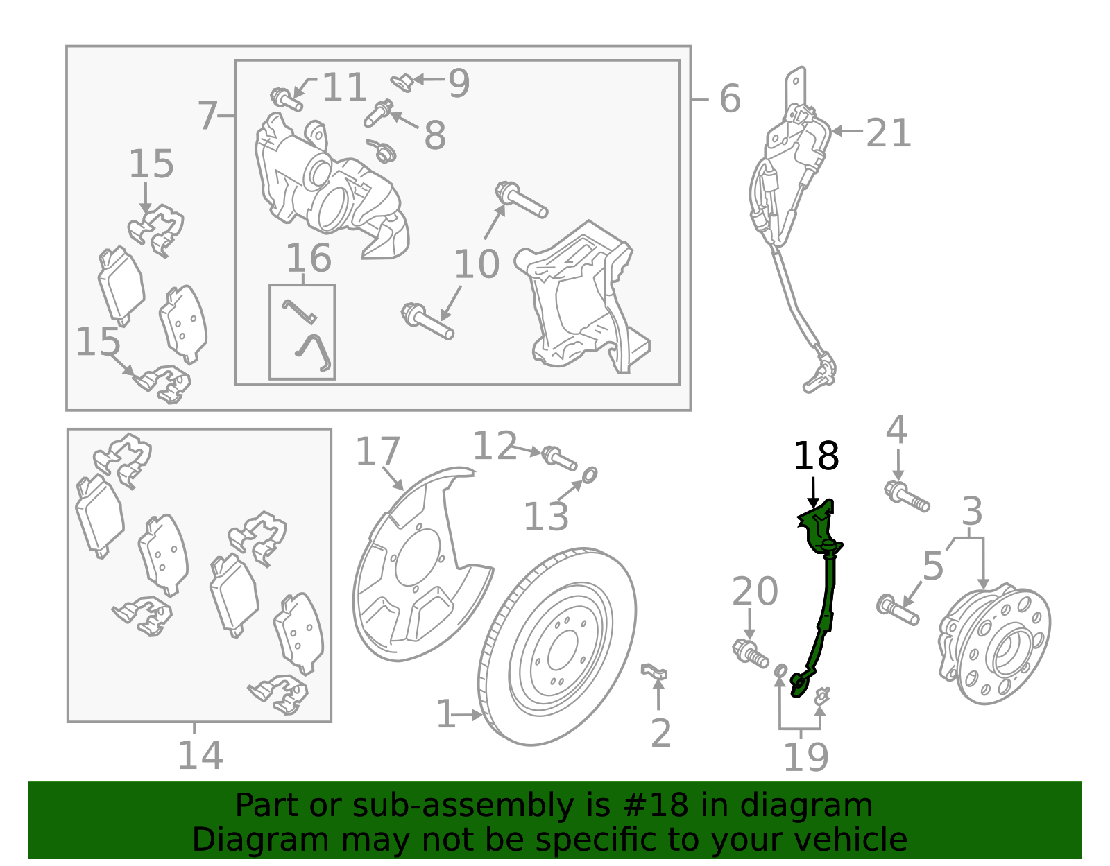 58737-D2700 - Brake Hydraulic Hose 2020-2022 Genesis G90 | AutoNation Parts