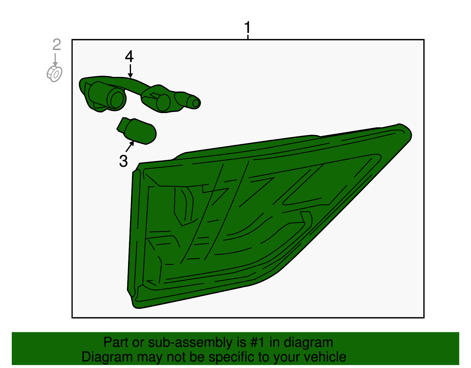 85565610 - Driver Side Rear Lamp 2022-2024 Chevrolet | Chevrolet Parts ...