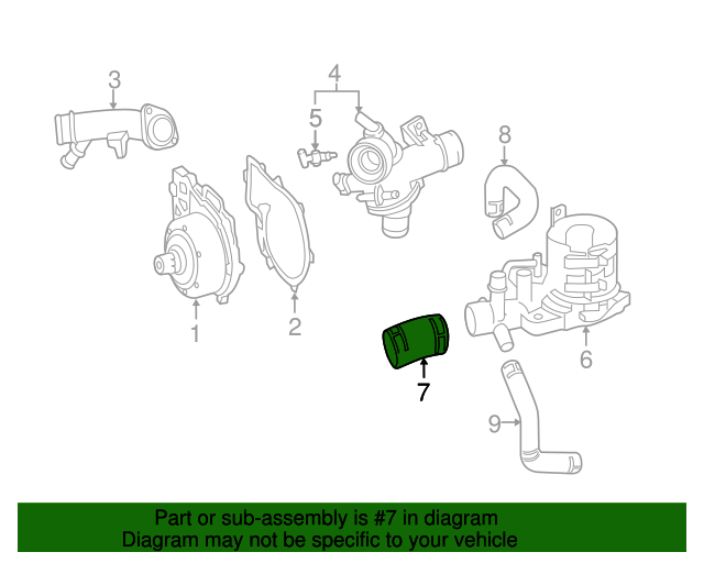 906-501-29-82-64 - Upper Hose 2014-2017 Mercedes-Benz | Mercedes-Benz ...