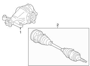 2006-2015 Lexus Axle Assembly 42340-22181 | OEM Parts Online