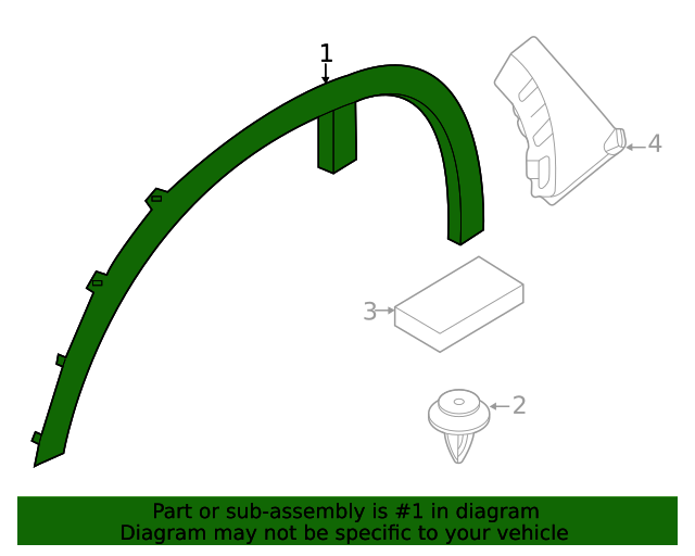 Genuine BMW 51-77-8-099-204 | Wheel Flare | FREE Shipping on Most ...
