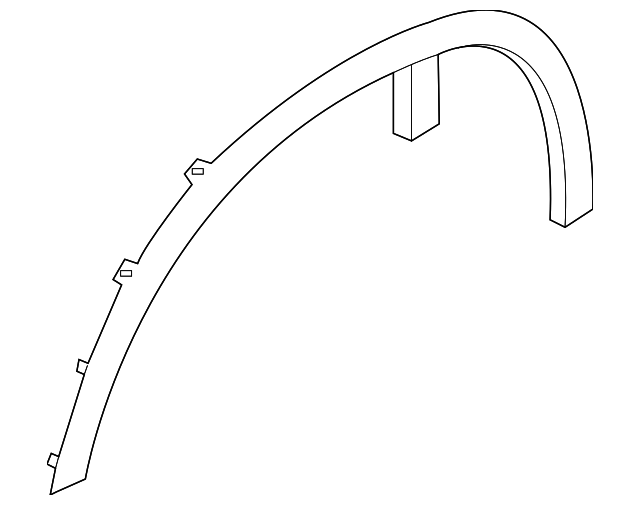 51778099204 - 2020-2022 BMW X6 Wheel Flare (51-77-8-099-204) | BMW of ...
