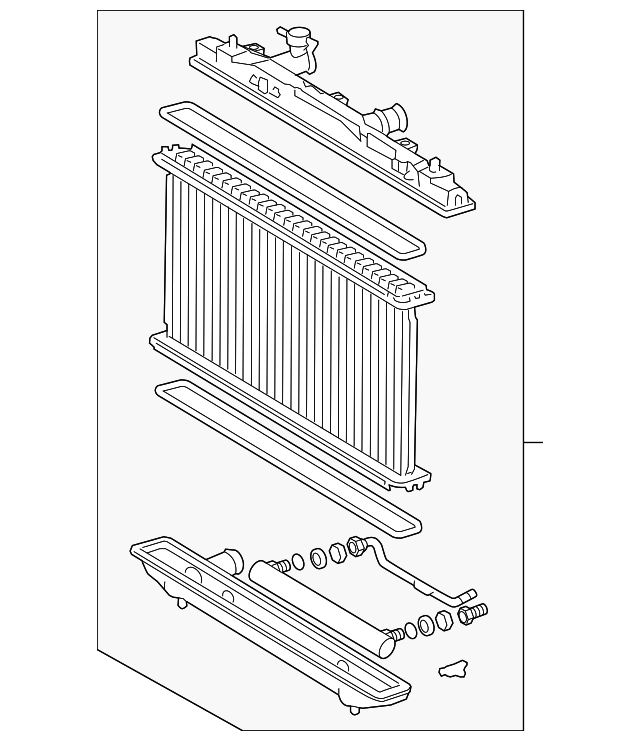 2007-2015 Toyota Radiator Assembly 16400-AD020 | Toyota Parts Center