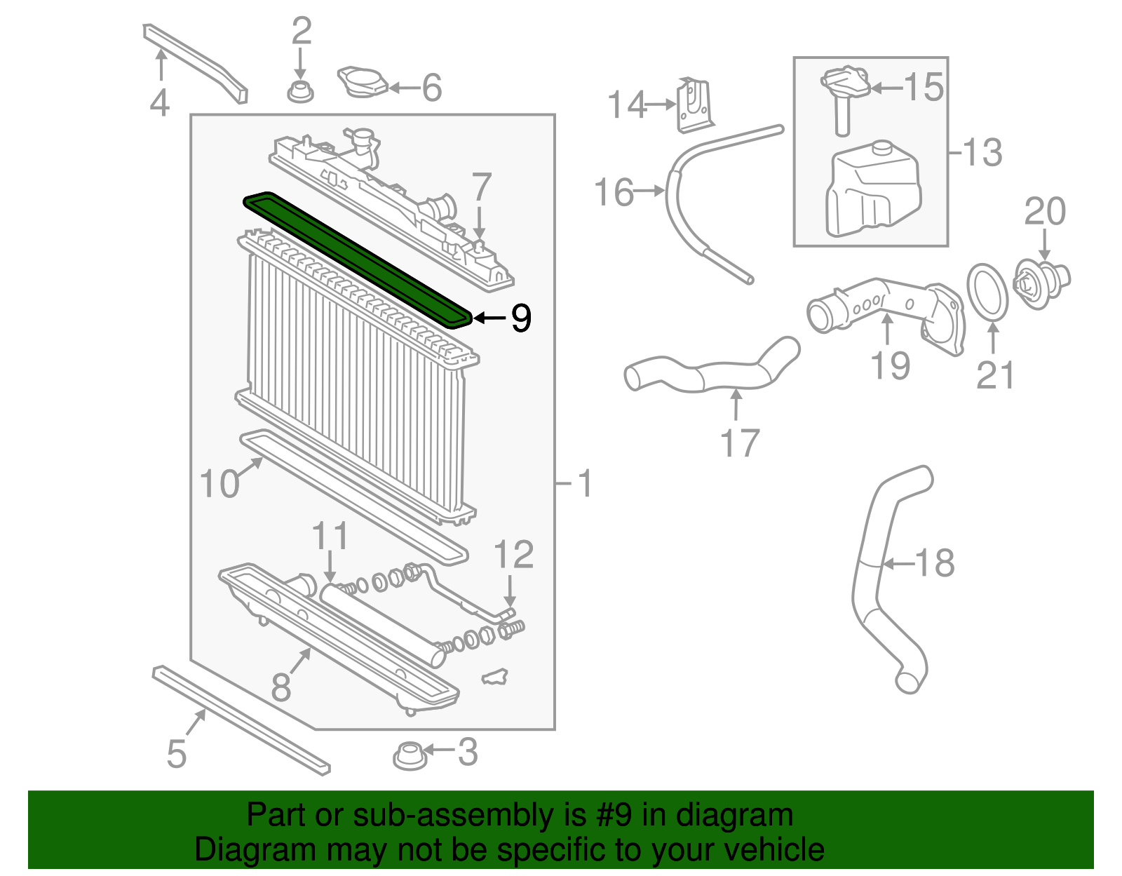 2007-2011 Toyota Camry Tank Gasket 16462-AD010 | Toyota Parts Center