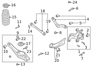 52712-G2100 - Lower Control Arm Bolt - 2019-2022 Kia | Kia Auto Parts