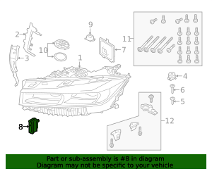 63119465285 - 2020-2022 BMW Led Unit (63-11-9-465-285) | BMW of South ...