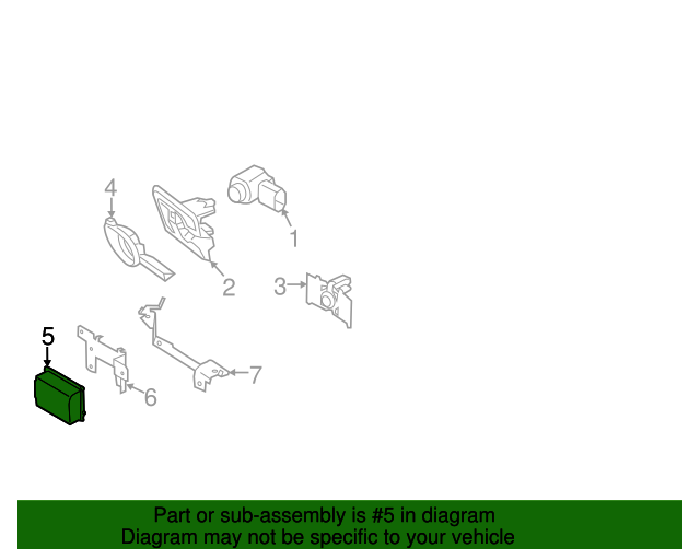 28438-4GA3B - Sensor 2014-2020 Infiniti | INFINITI Parts & Accessories ...