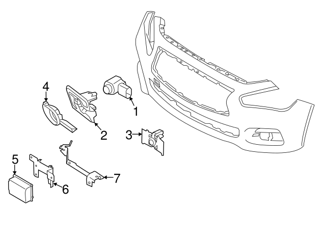 28438-4GA3B - Sensor 2014-2020 Infiniti | INFINITI Parts & Accessories ...