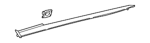 87850-J5100 - Trim Molding 2018-2023 Kia Stinger | Kia.Parts Store