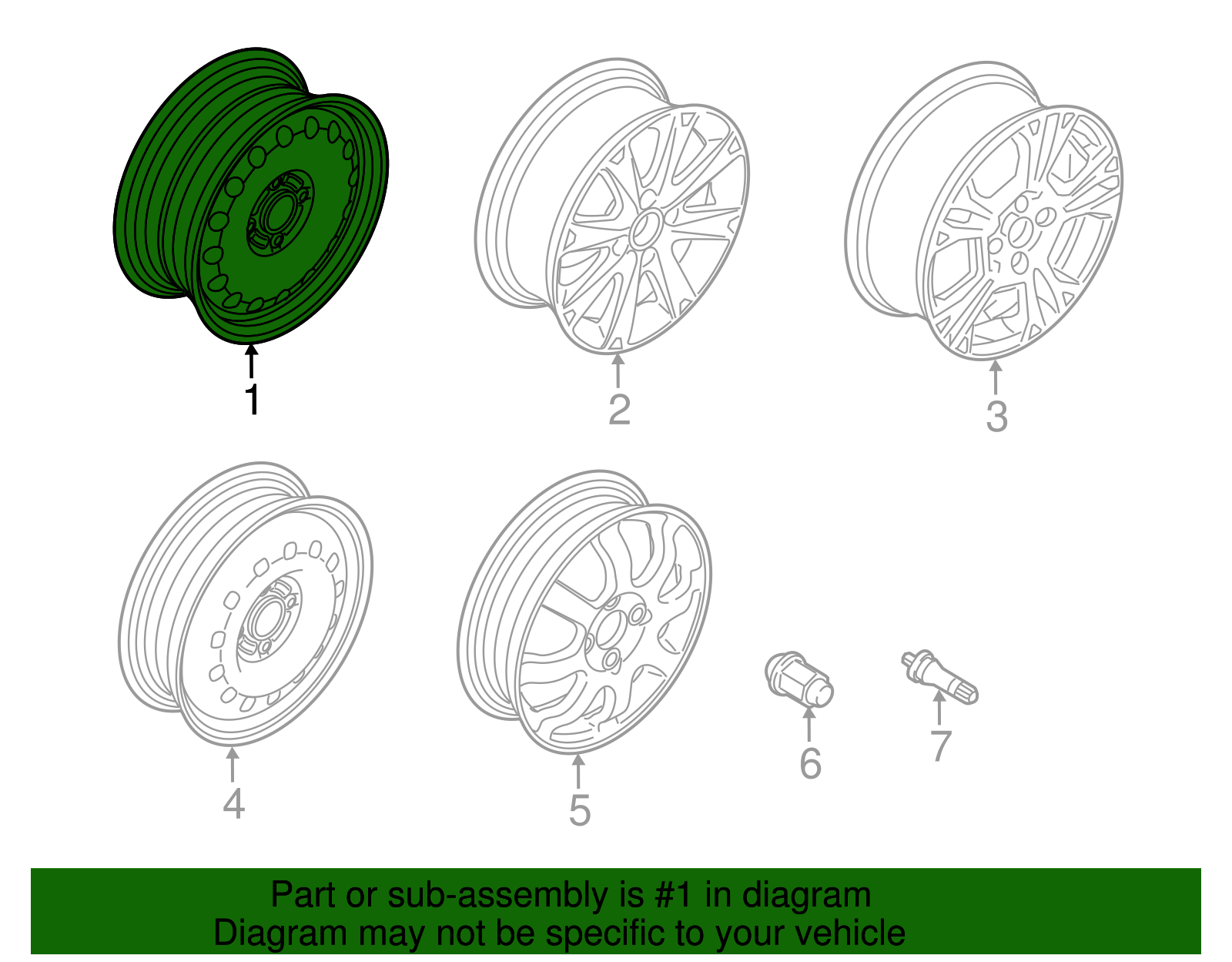 2004-2019 Ford Wheel, Steel 9S4Z-1007-C | Retail Performance Auto Parts