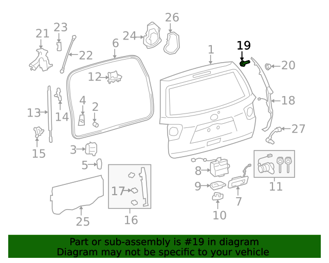 90159-50389 - Pinch Sensor Screw - 2008-2022 Toyota Sequoia | OEM ...