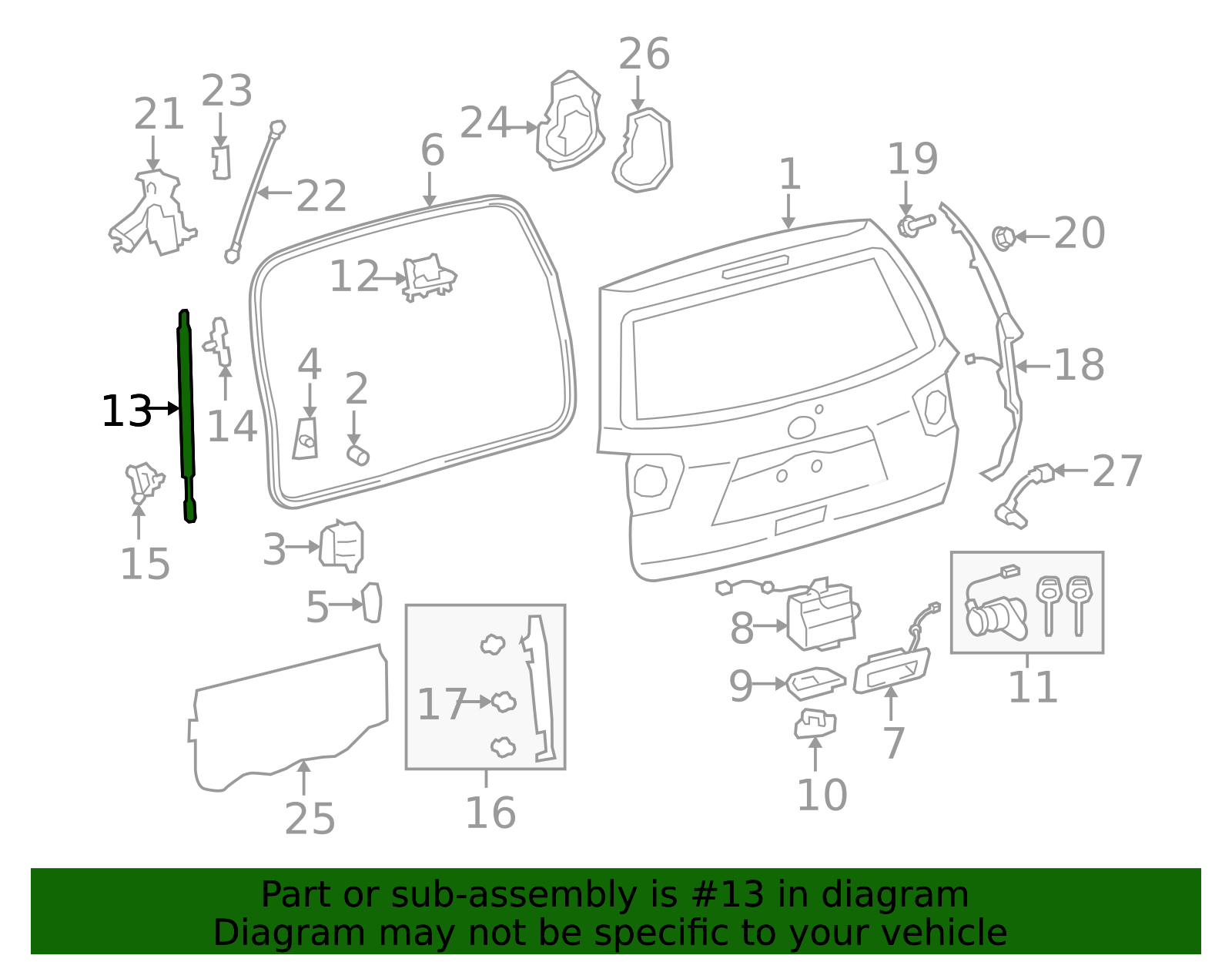 2008-2022 Toyota Sequoia Lift Cylinder 68907-0C040 | Retail Performance ...