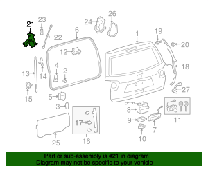 68910-0C020 - Pull-Down Motor - 2008-2018 Toyota Sequoia | OEM Genuine ...
