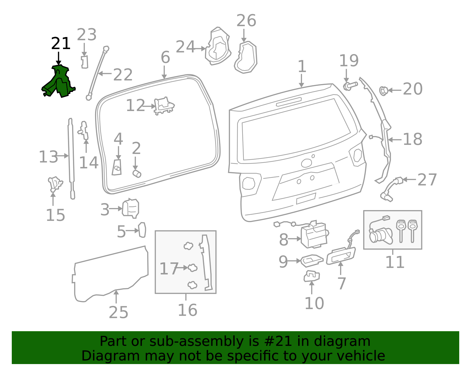 2008-2018 Toyota Sequoia Pull-Down Motor 68910-0C020 | Toyota Parts Center