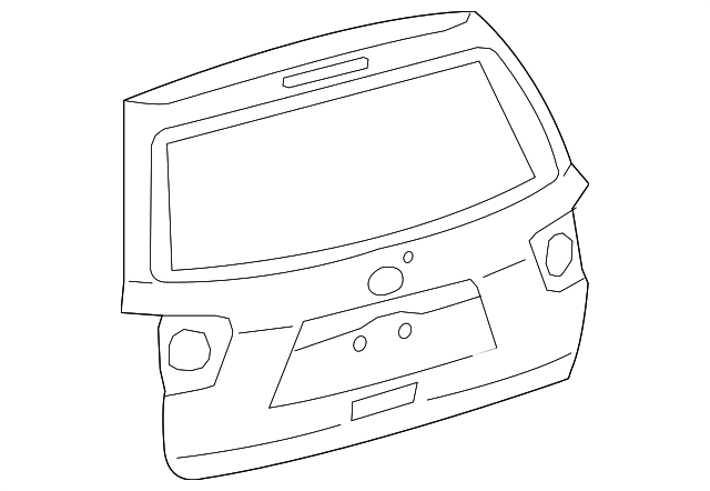 2008-2022 Toyota Sequoia Lift Gate 67005-0C101 | Toyota Parts Center