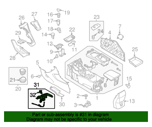 2012-2018 Ford Focus OEM NEW 2012-2018 Ford Focus Parking Brake Control ...