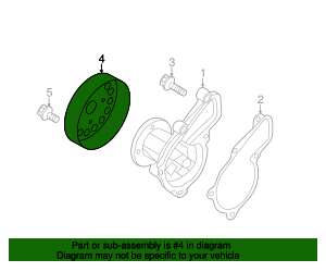 2011-2021 Hyundai Engine Water Pump Pulley 25221-2E000 | OEM Parts Online