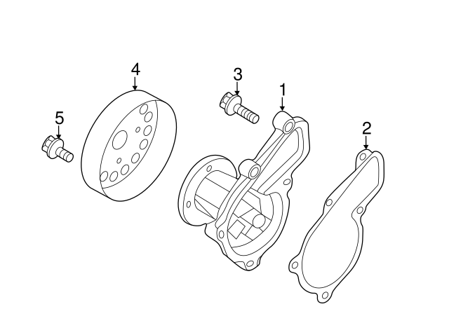 25221-2E000 - Engine Water Pump Pulley - 2011-2021 Hyundai | World OEM ...