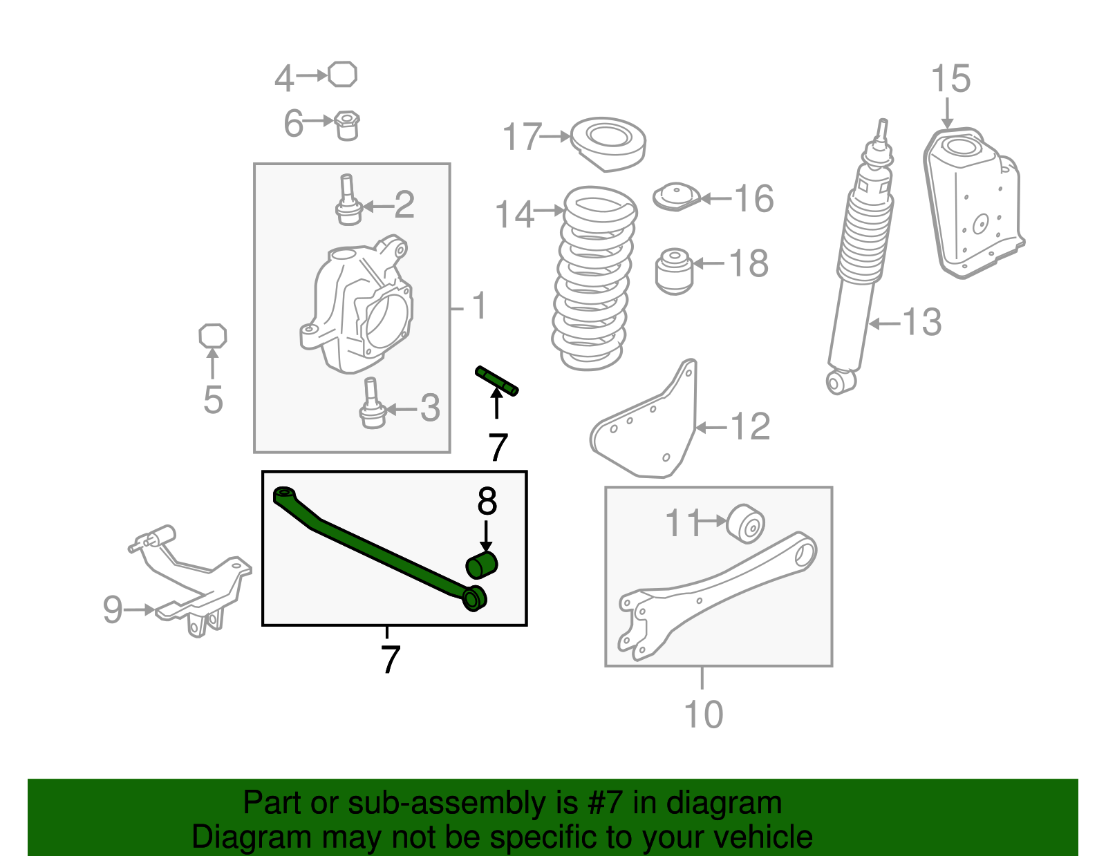 Bar Front Suspension Tie HC3Z-3B239-F | Varsity Ford