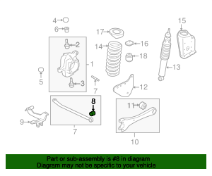 2005-2020 Ford Track Bar Bushing AC3Z-3A116-A | Ford Parts Catalog
