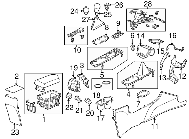 77291-TX6-A01 - Cup Holder Mat 2013-2022 Acura ILX | My Acura Parts