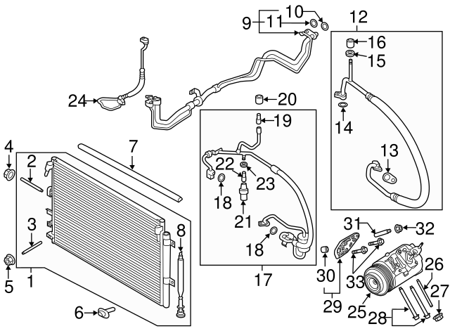 F2GZ-19835-D 2015-2018 Ford Edge Pressure Hose | Fairway Ford Parts