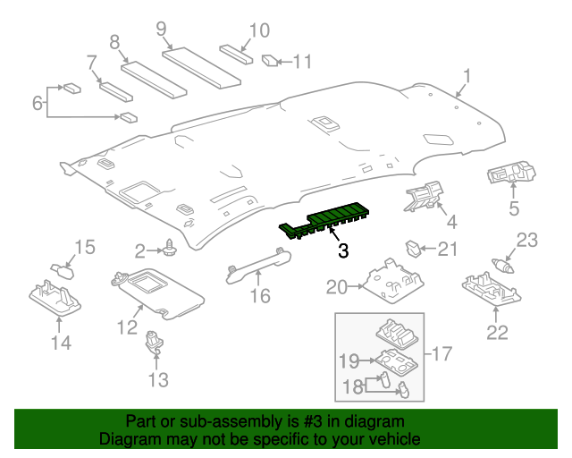 2013-2018 Toyota RAV4 Trim Support 63361-0R060 | Toyota Parts Center