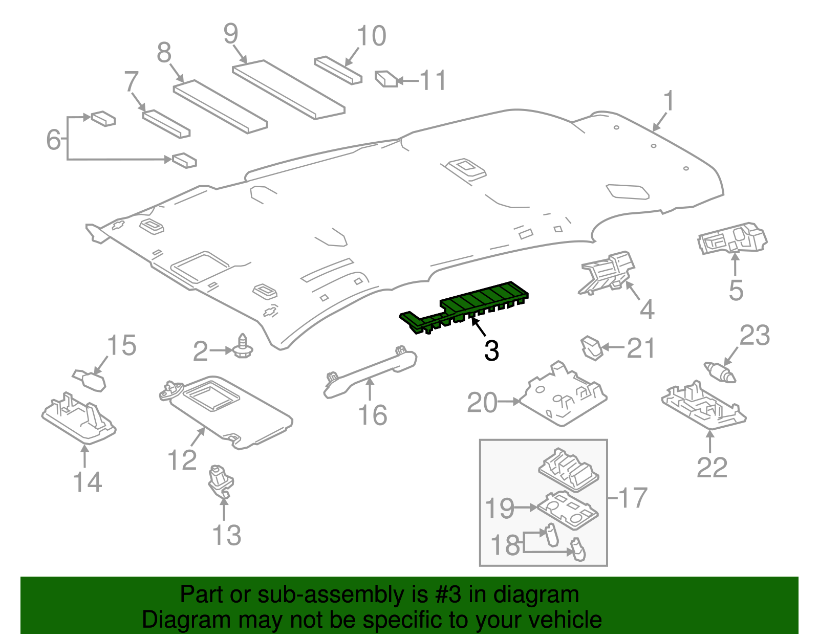 2013-2018 Toyota RAV4 Trim Support 63361-0R060 | Toyota Parts Center