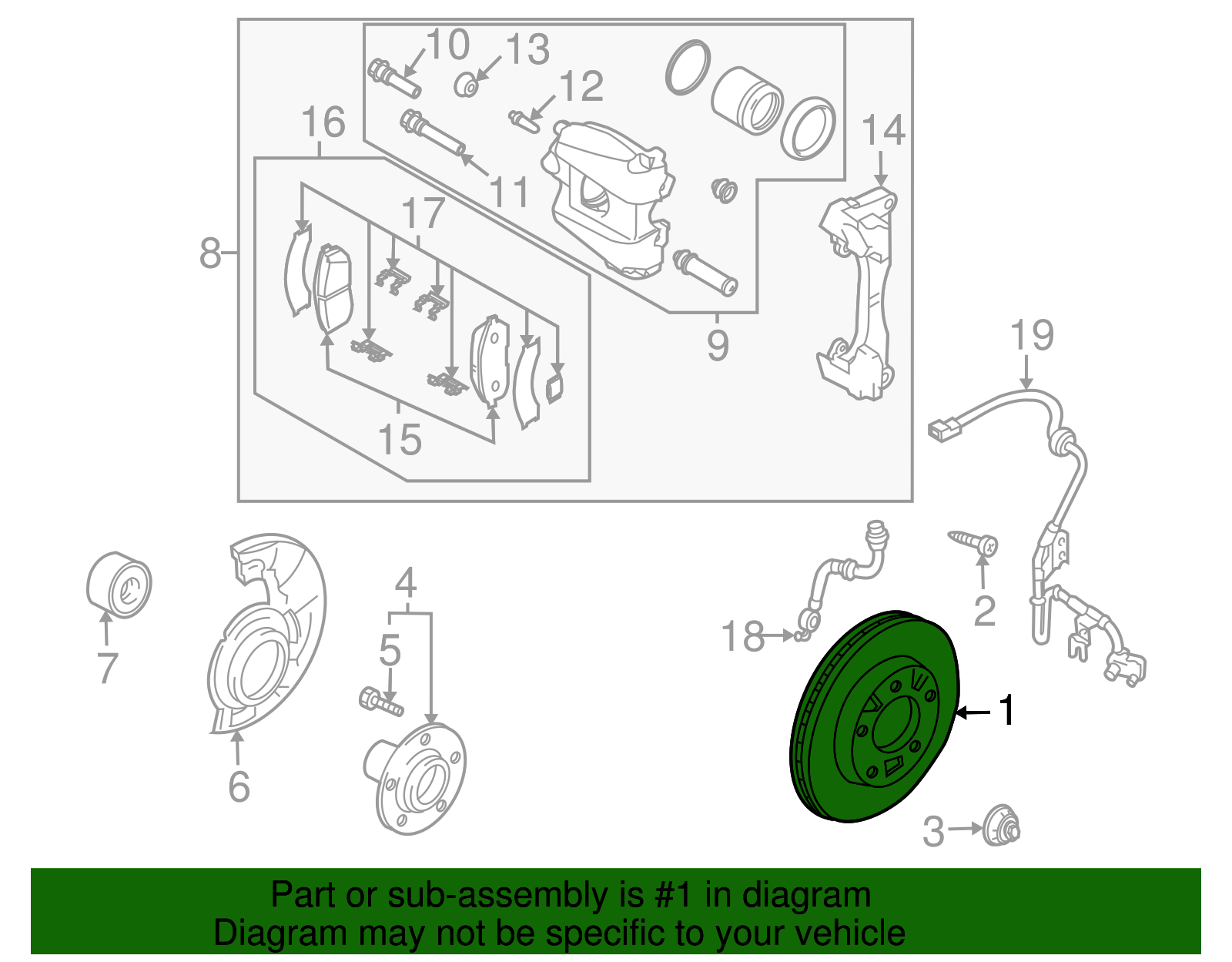 2007-2015 Mazda CX-9 Rotor TD13-33-25X | RealMazdaParts.com