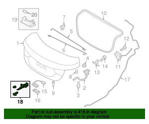 81230-3X010 - Lock Actuator 2011-2016 Hyundai | AutoNationParts.com