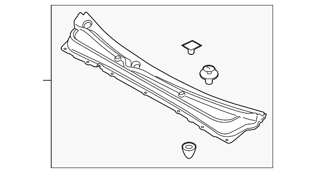 91419AL04A - Cowl Grille - 2015-2016 Subaru | World OEM Parts Subaru