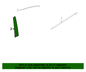 2020-2025 Nissan Versa Front Trim 82817-5EF0A | Nissan Parts Central