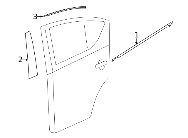 82818-5EF0A - Black Out Tape 2020-2024 Nissan Versa | Nissan Parts ...