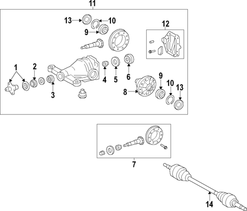 Differential for 2014 Lexus IS350 | OEM Vehicle Parts