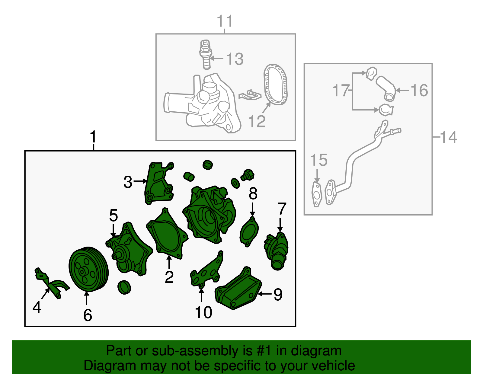 25205820 - Engine Water Pump 2025 GM | GMPartsNow