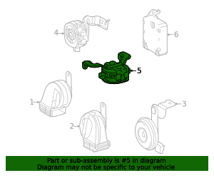 2021-2023 Toyota Sienna Pedestrian Spkr 86570-45030 | Toyota Parts