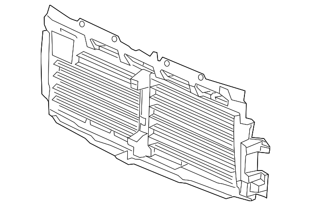 2020-2023 GMC Front Bumper Shutter 84735801 | TascaParts.com