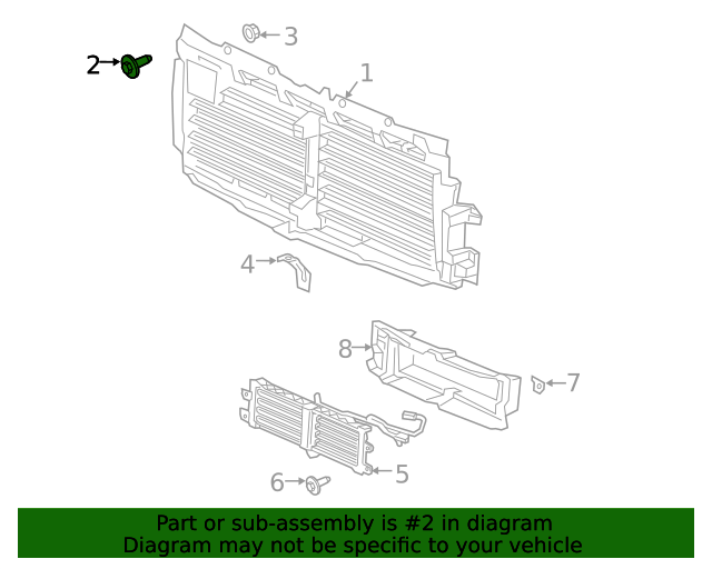 2019-2023 GM M6x1x28mm Hex Head Bolt with Washer 11588998 ...